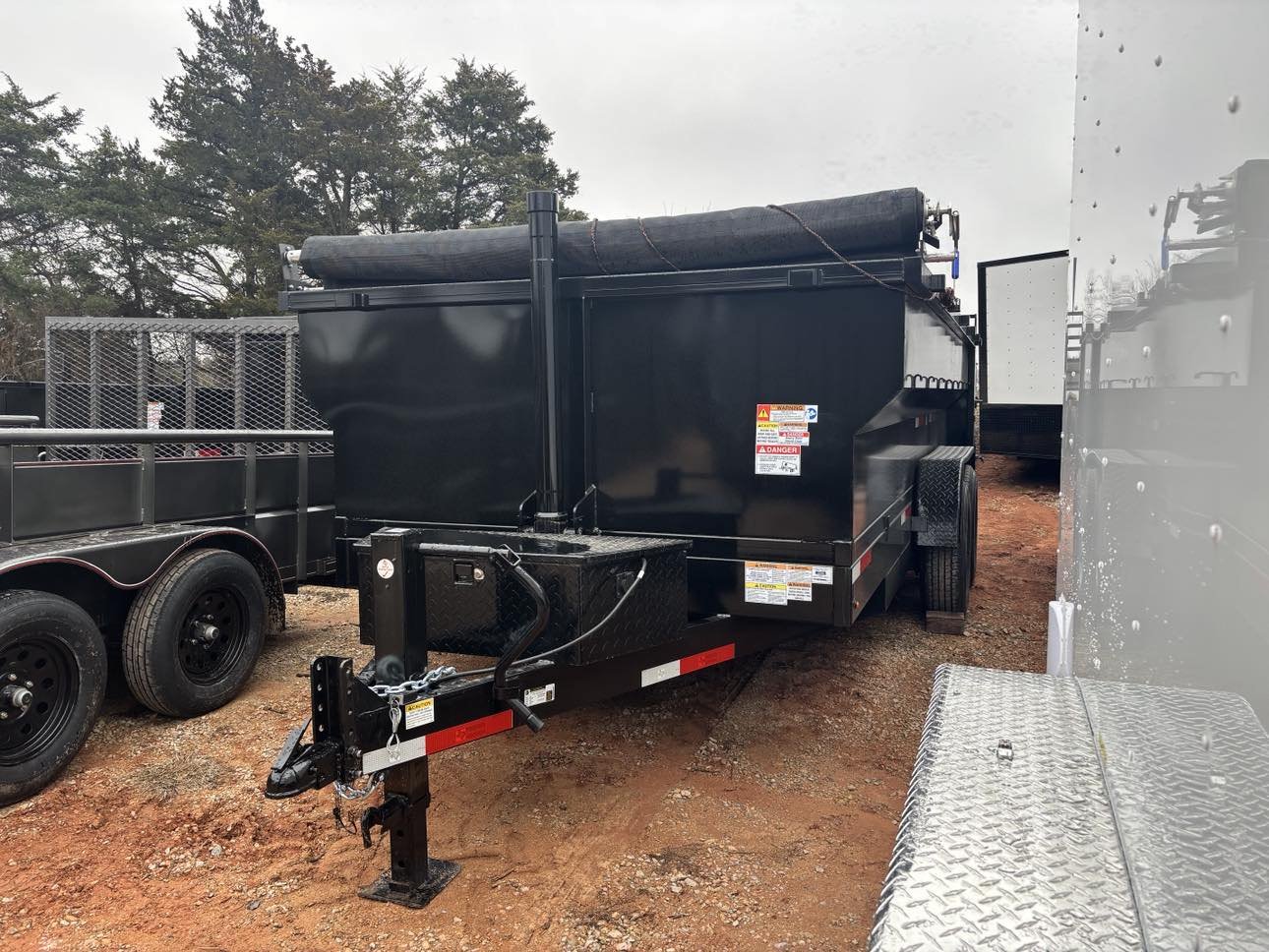 New 2025 Texas Pride Trailers 7X16X3 Dump Trailer - UPGRADES | Guthrie Oklahoma